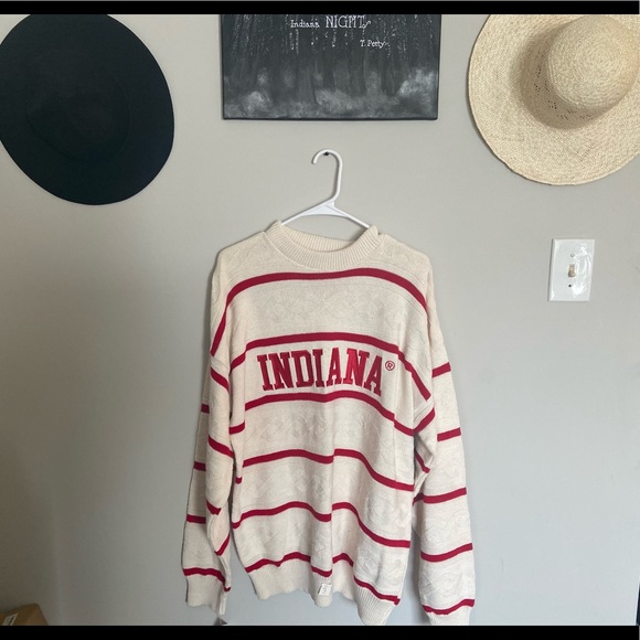 Sweaters | Vintage Iu Crew Neck | Poshmark